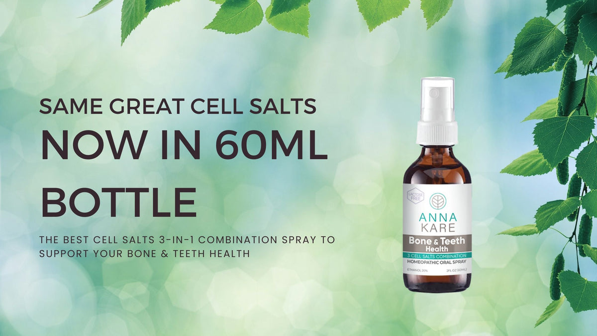 Bone & Teeth Health Cell Salts – New 60 ML Oral Spray – HomeopathyStore.com
