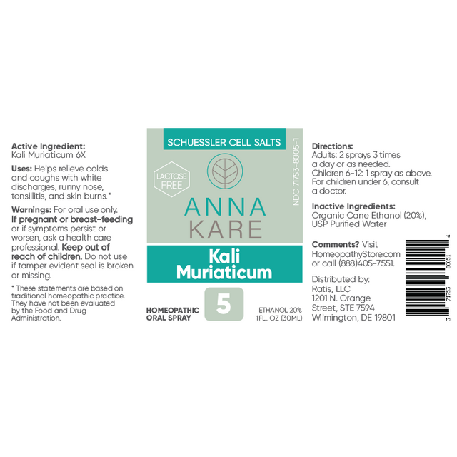 Kali Muriaticum #5 | Cell Salt – HomeopathyStore.com